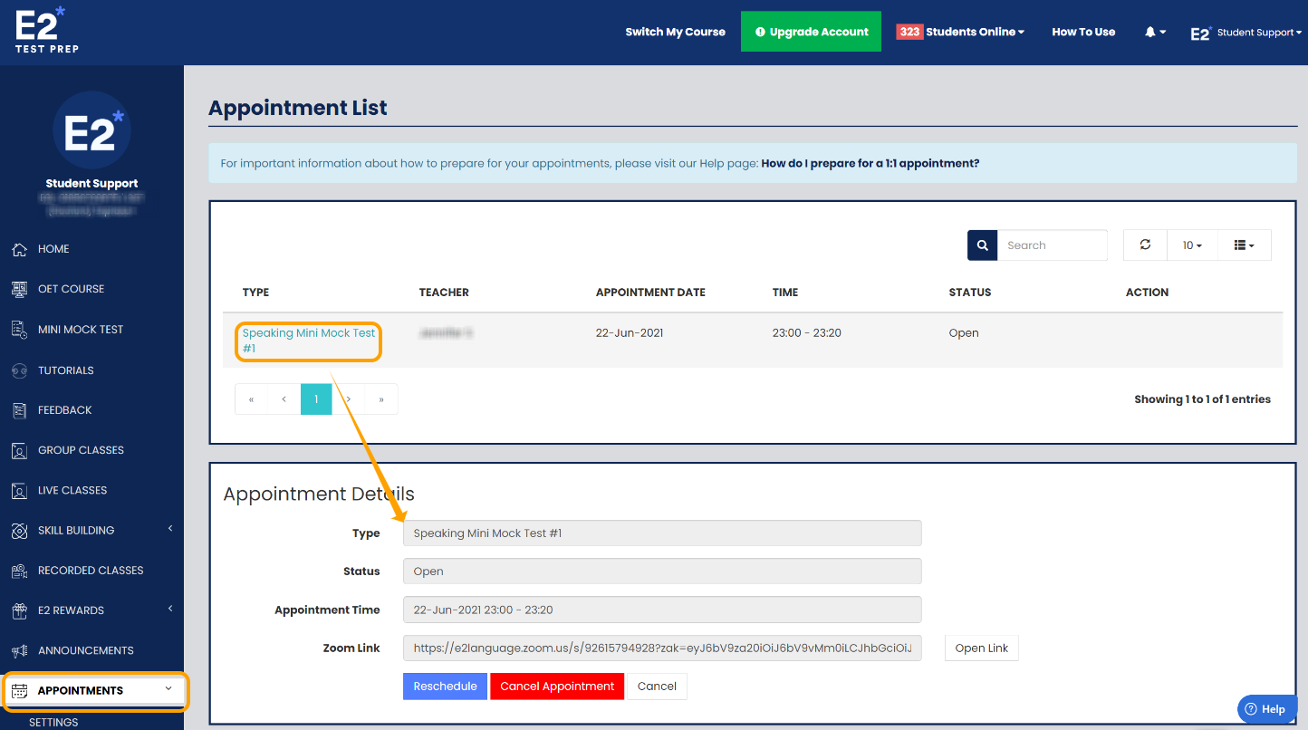 How do I prepare for a 1:1 appointment?