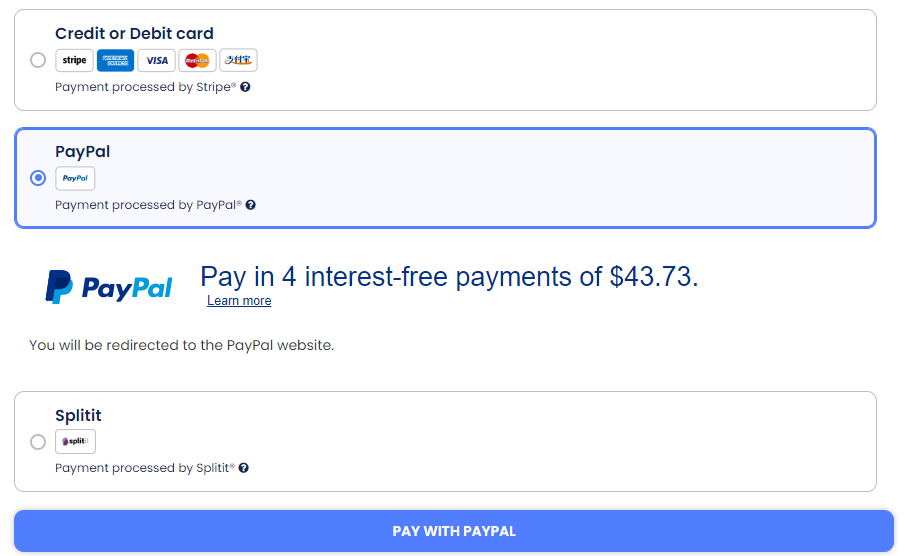 How to pay with PayPal