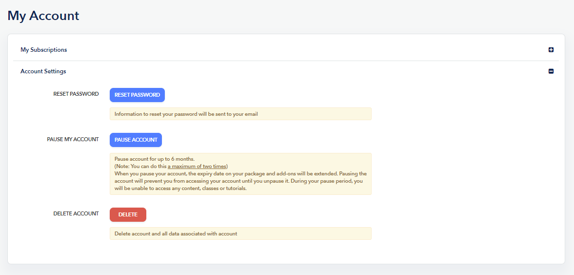 How do I change my password?