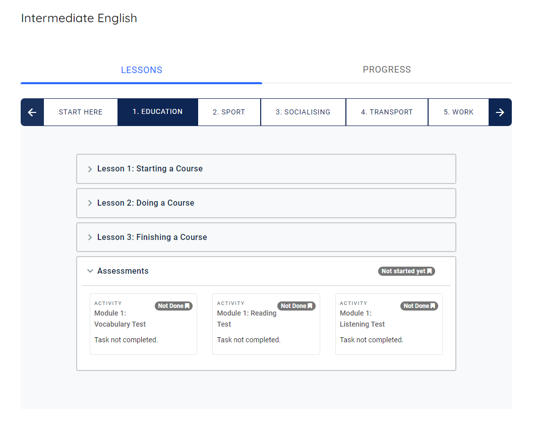 E2 English - Intermediate English Bundle